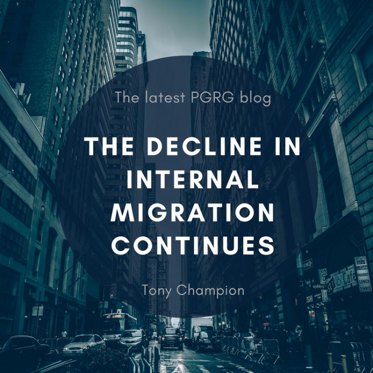 The decline in US internal migration continues – Population Geography