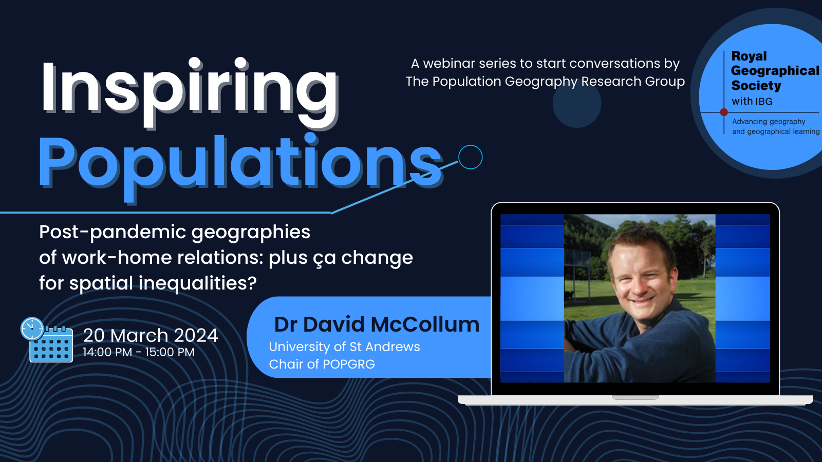 Inspiring Populations Webinars – Population Geography